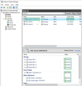 How to failover Cluster Group from one node to another - DBSection.com