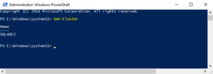 How to Manage Failover Cluster Using Command Line - DBSection.com