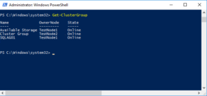 How to Manage Failover Cluster Using Command Line - DBSection.com