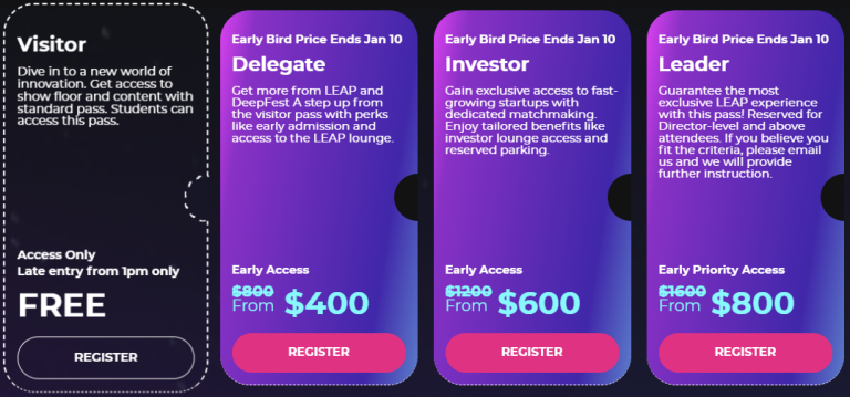 LEAP Tech Event 2025 | Riyadh | Registration LEAP Tech Event 2025 | Riyadh | Registration